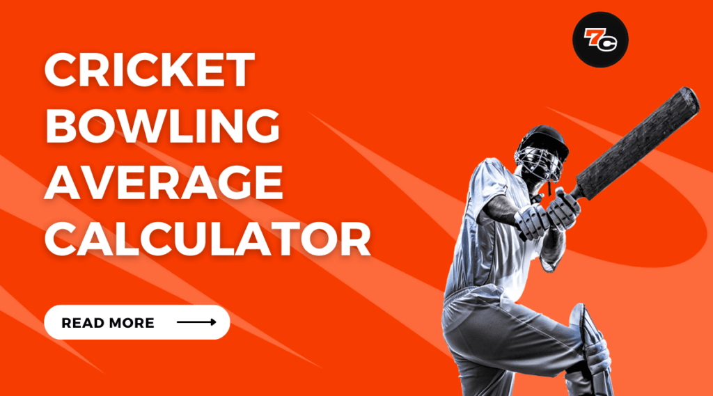Cricket Bowling Average Calculator - 7cric Blog