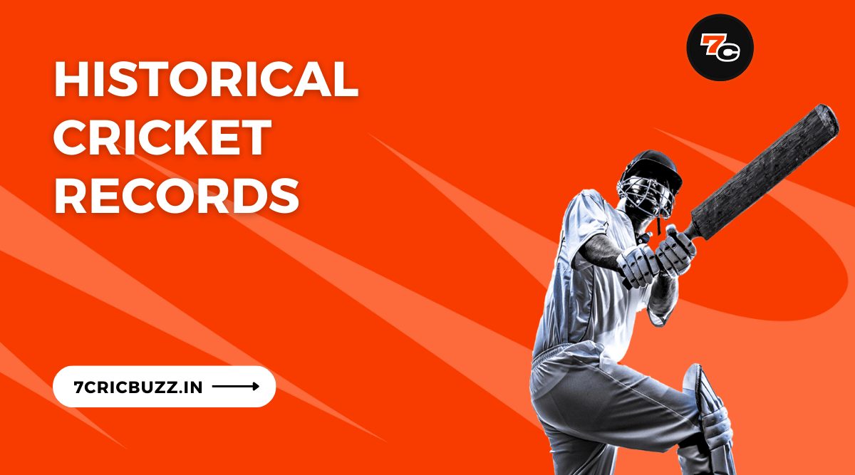 Cricket Records | ODI, Test Match and IPL Records - 7cric Blog
